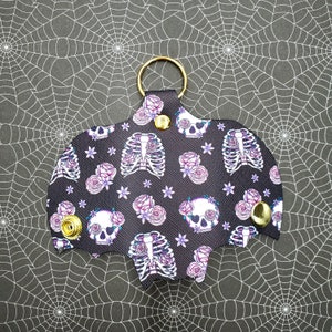 Bat Keychain Halloween Key Fob Bat Wing Accessory Key - Etsy