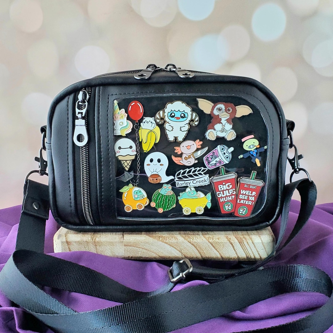 Ita Bag Crossbody, Pin Display Bag, Small Crossbody Purse, Clear Window ...