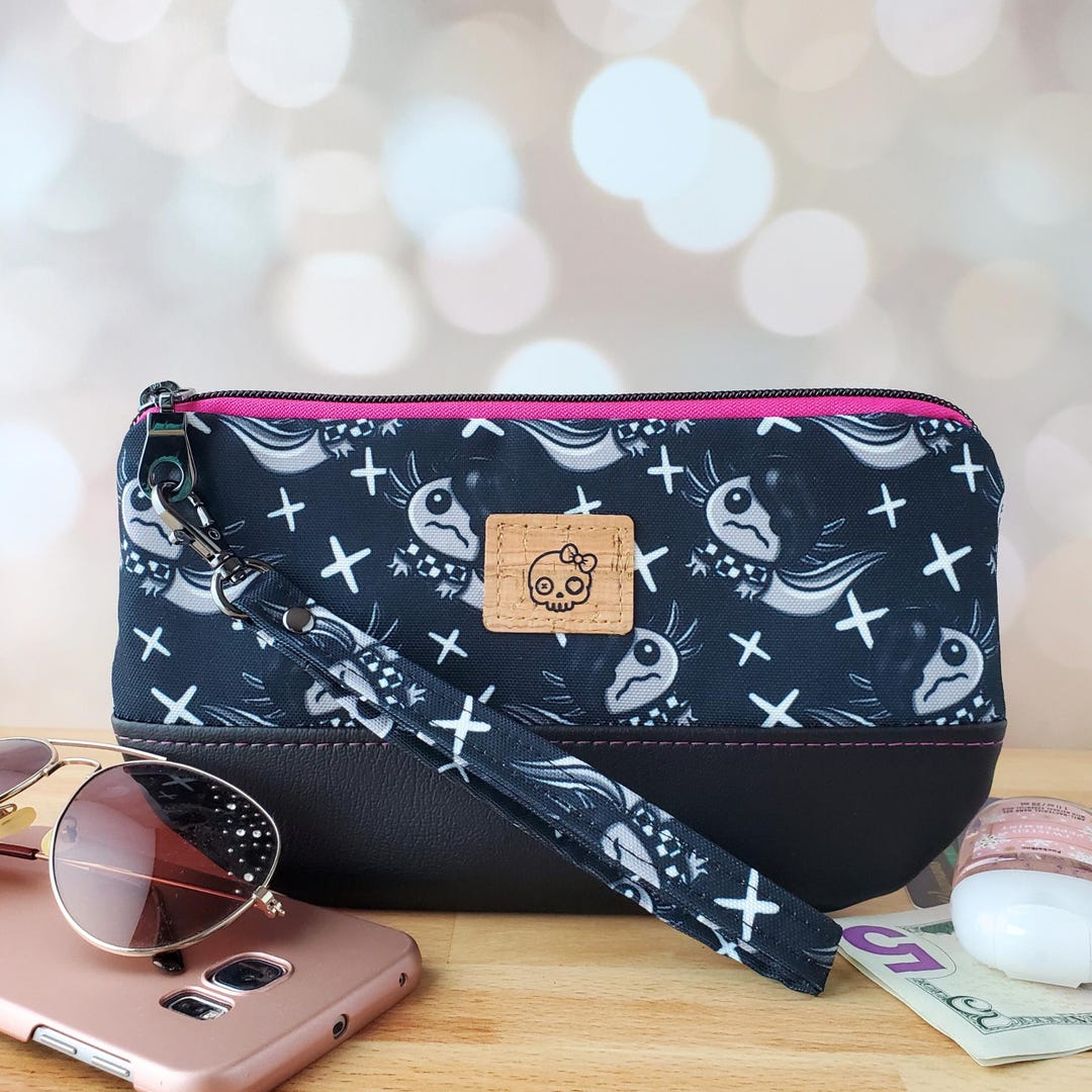 Emo Axolotl Wristlet Phone Wallet - Etsy