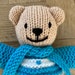 Hand Knitted Teddy Bear - Etsy