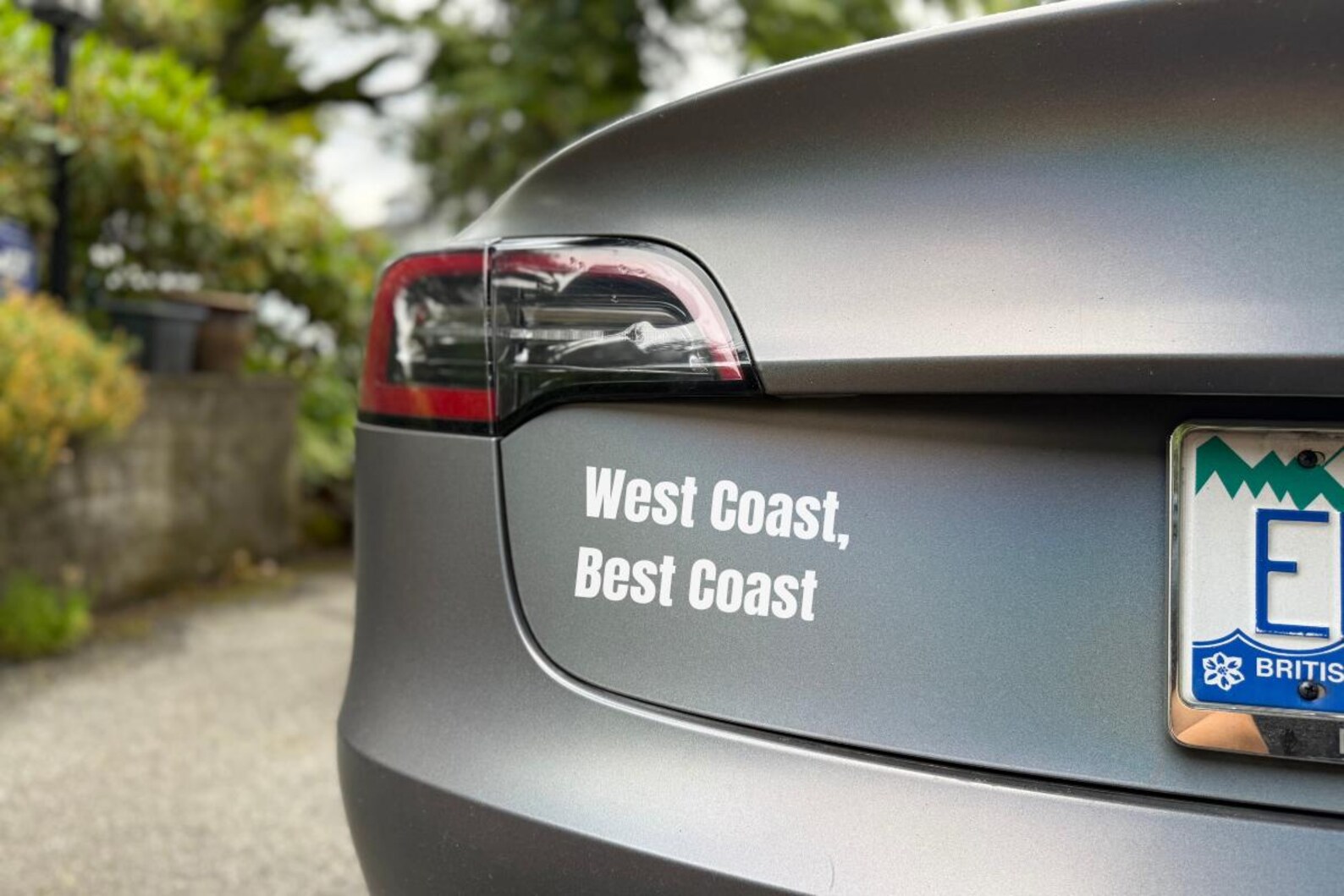 West Coast Best Coast Vinyl Decal – Aesthetic Minimalist Sticker for ...