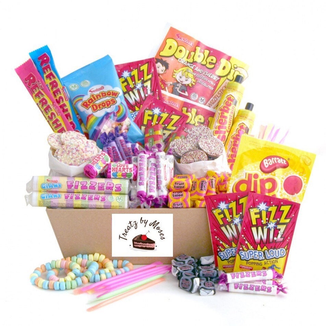 Retro Sweet Box Sweet Hamper Candy Box Britain Sweets - Etsy