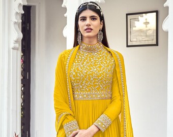 Yellow Indian Dress - Etsy