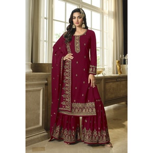 Pakistani Salwar Kameez Long Suits Readymade Designer Georgette ...