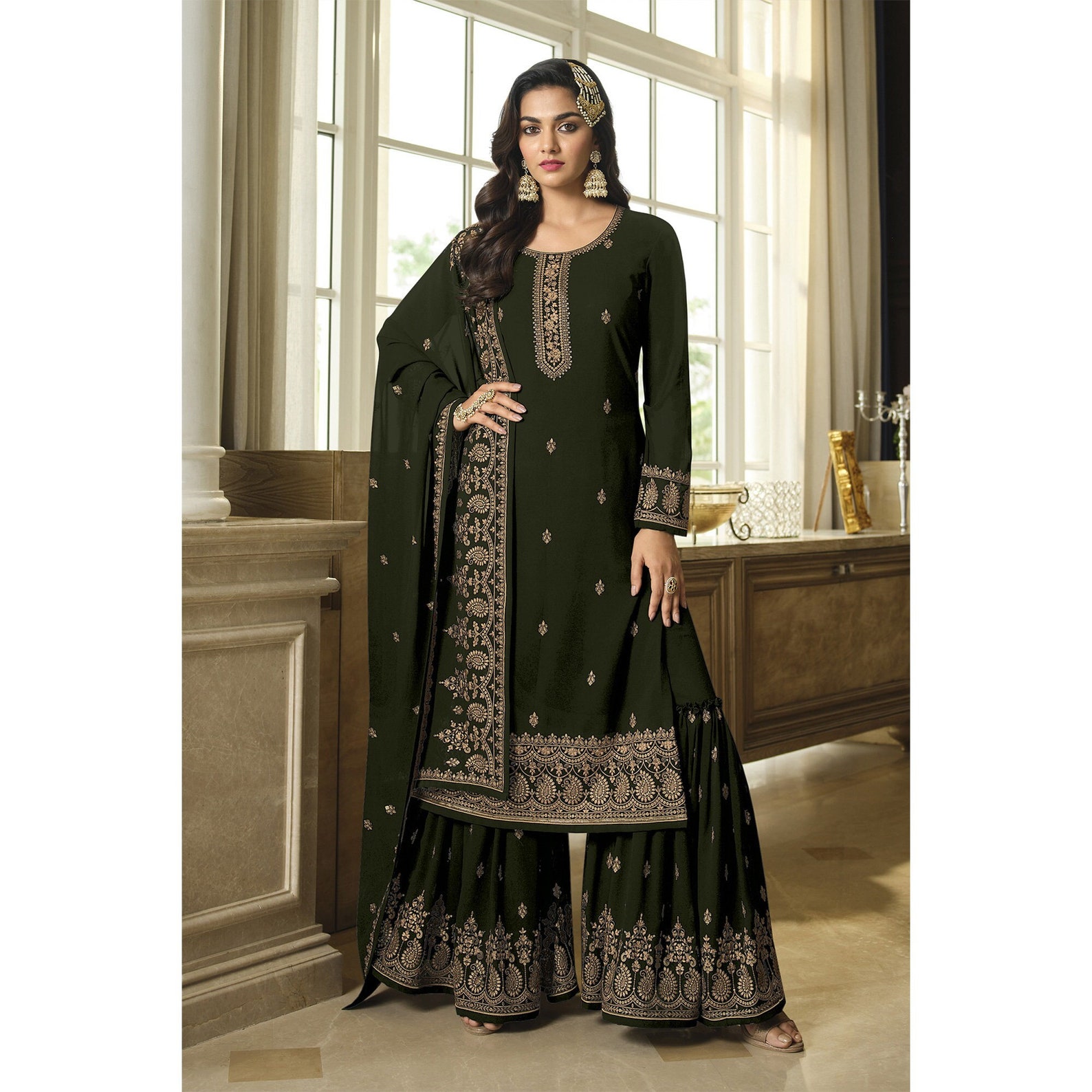 Pakistani Salwar Kameez Long Suits Readymade Designer - Etsy