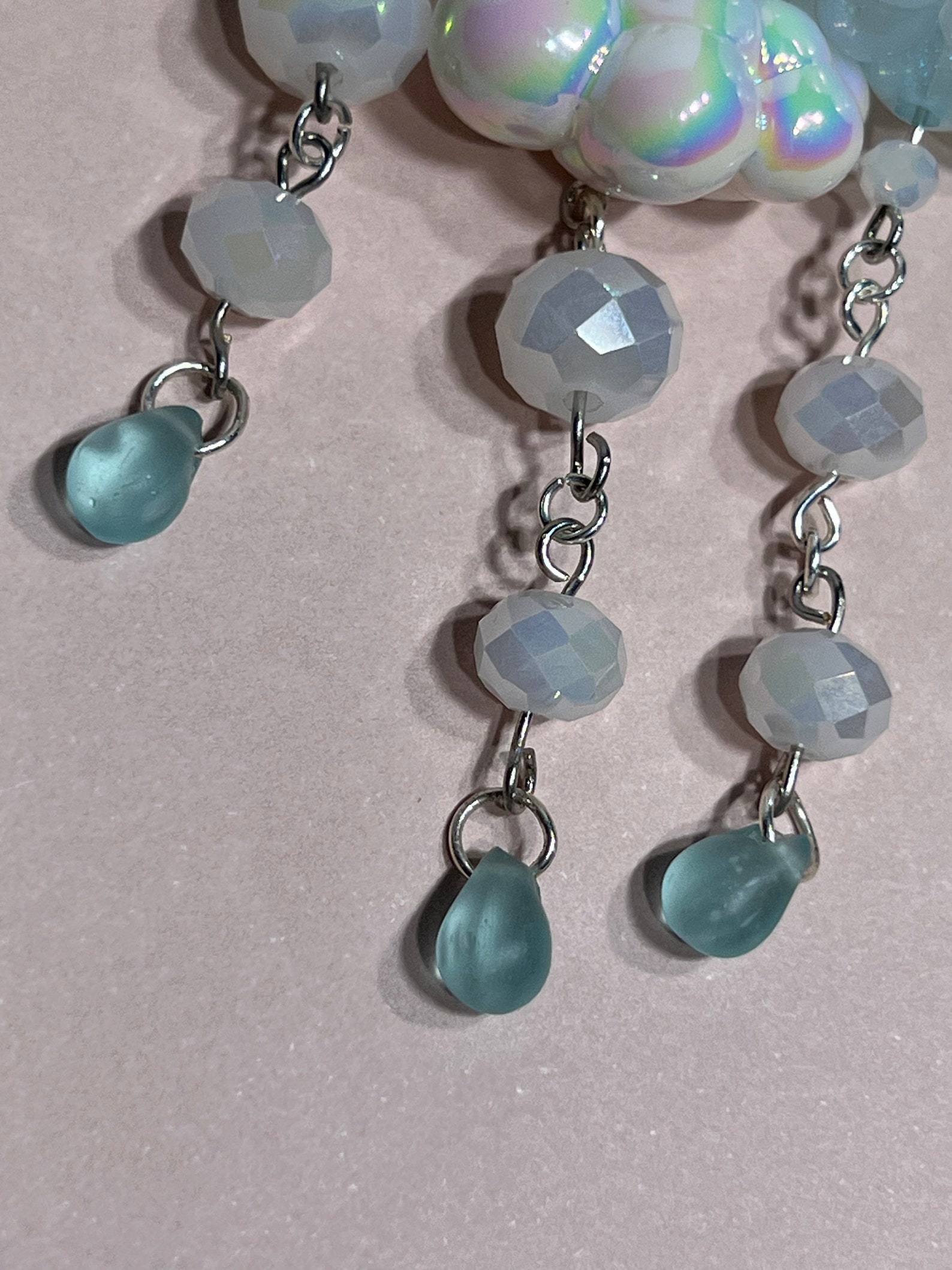 Rain Cloud Keychain and Accessory - Etsy