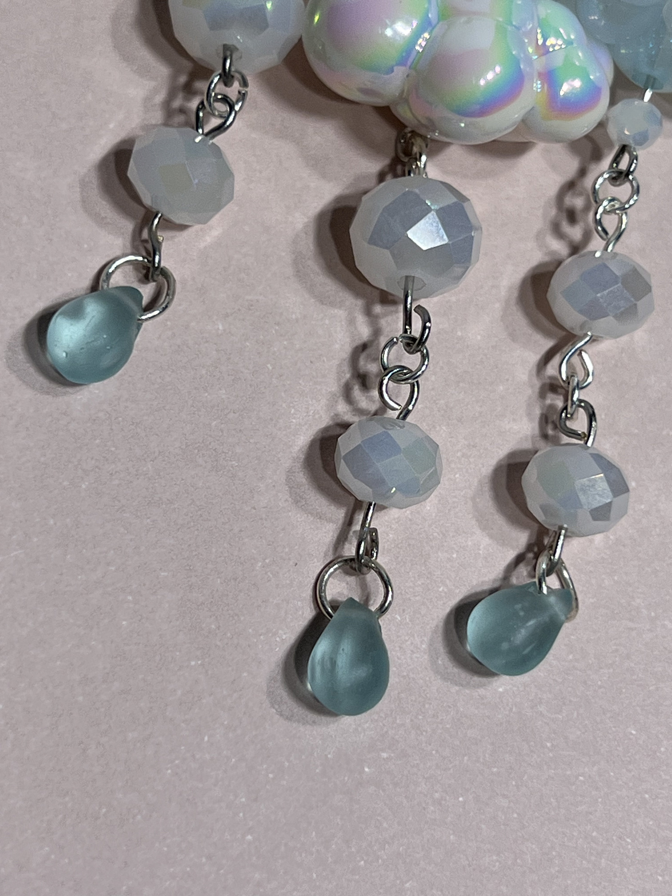 Rain Cloud Keychain and Accessory - Etsy