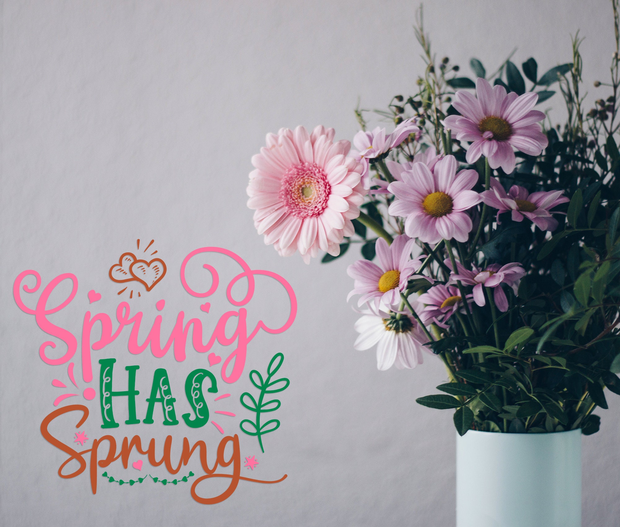 Spring Has Sprung Svg, Cutting Files , Spring Svg, Print File, Spring ...