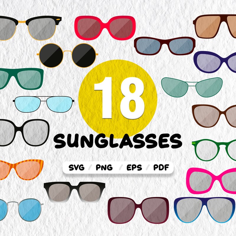 Sunglasses Svg - Etsy