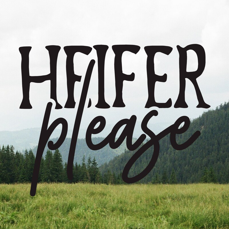 Heifer Svg - Etsy