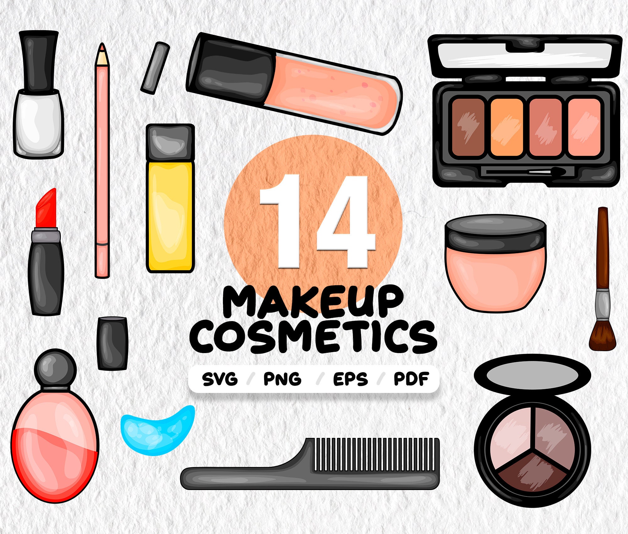 Make up Svg,cosmetic Svg,make up Svg Bundle,makeup Lipstick Svg,beauty ...