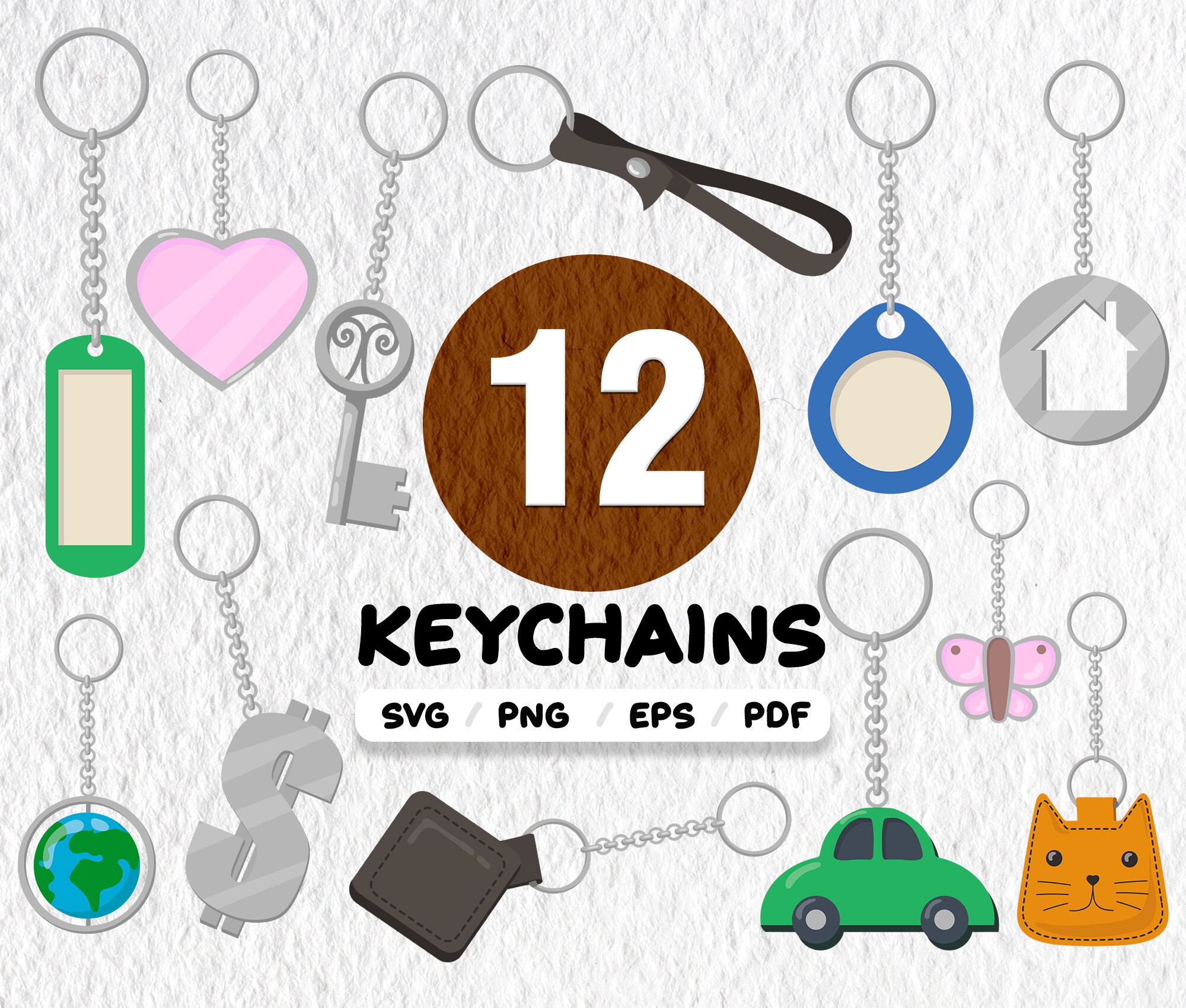 Keychain Svg, Keychain, Key Ring Svg, Keys Svg, Keys Svg, Keychain Car ...