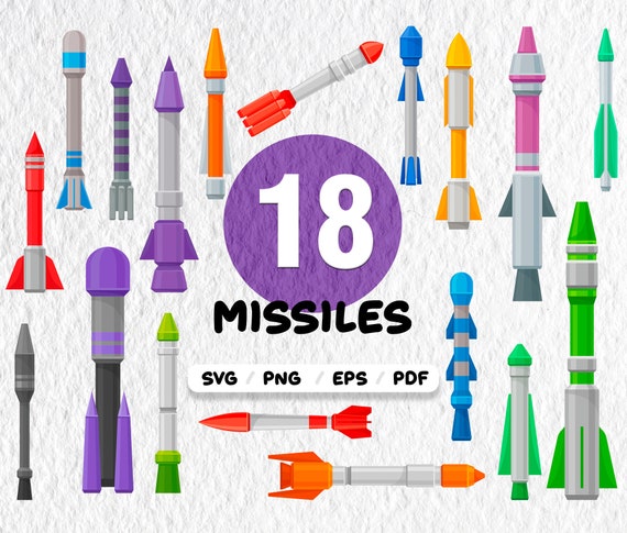 Missiles Svg Rocket SVG Rocket PNG Spacecraft Clipart | Etsy
