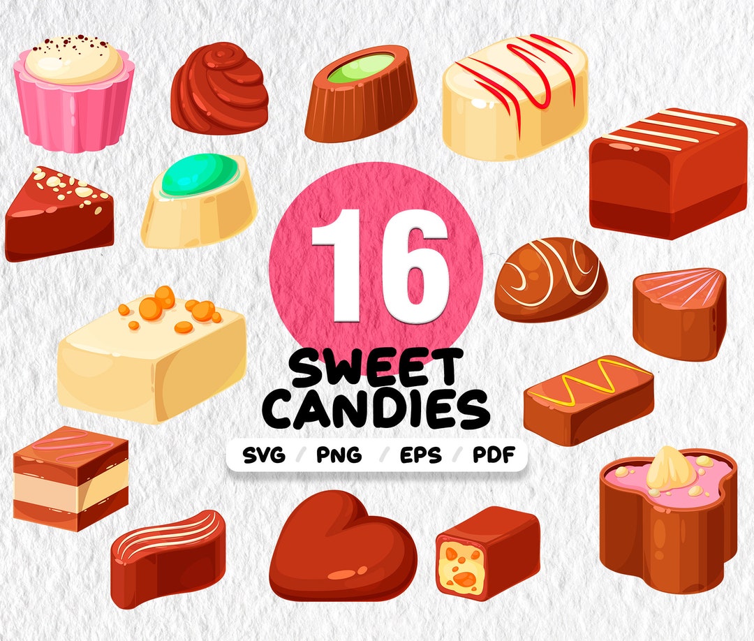Sweet Candies Svgcandy Svgcandies Svglollipop - Etsy