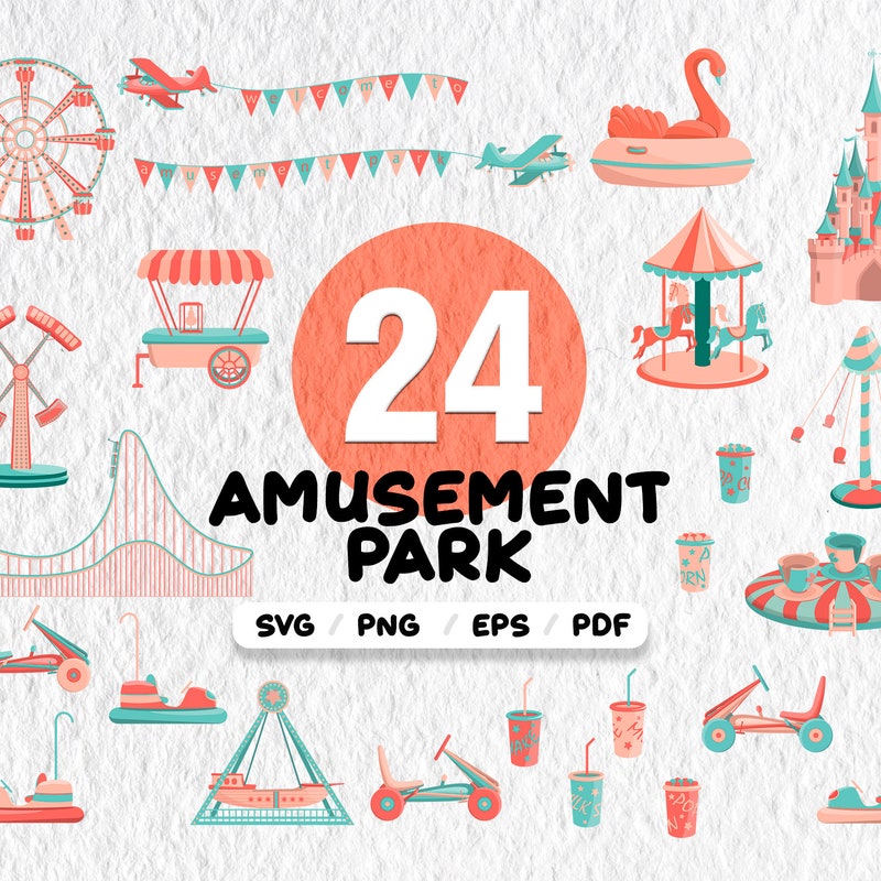 Amusement Park Svg - Etsy