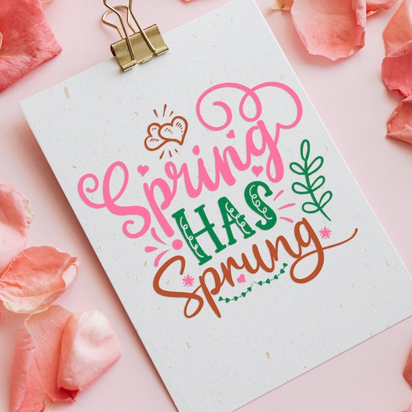 Spring Svg - Etsy