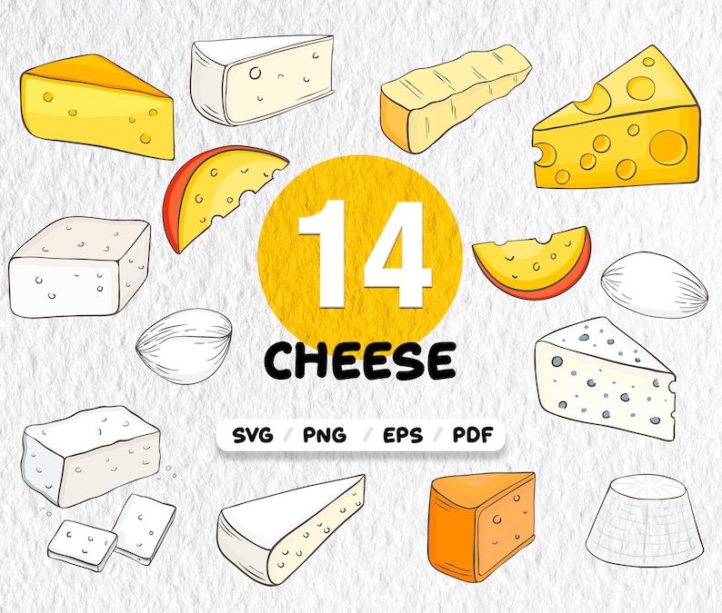 Cheese Svg,cheese SVG Bundle, Cheese SVG, Cheese Clipart, Cheese Files ...