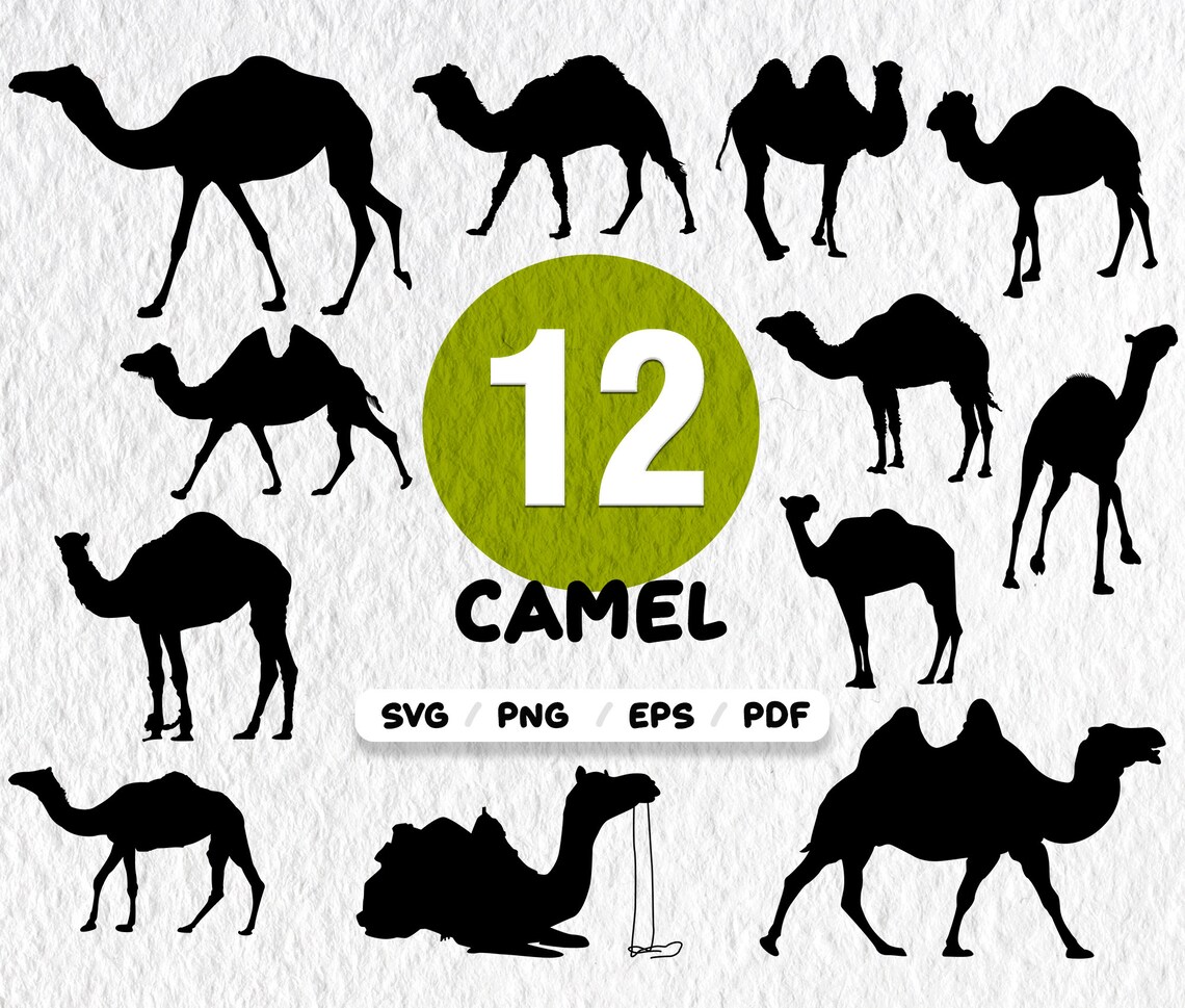Camel Svg,camel Svg, Camel Clipart, Camel Silhouette,camel Vector,camel ...