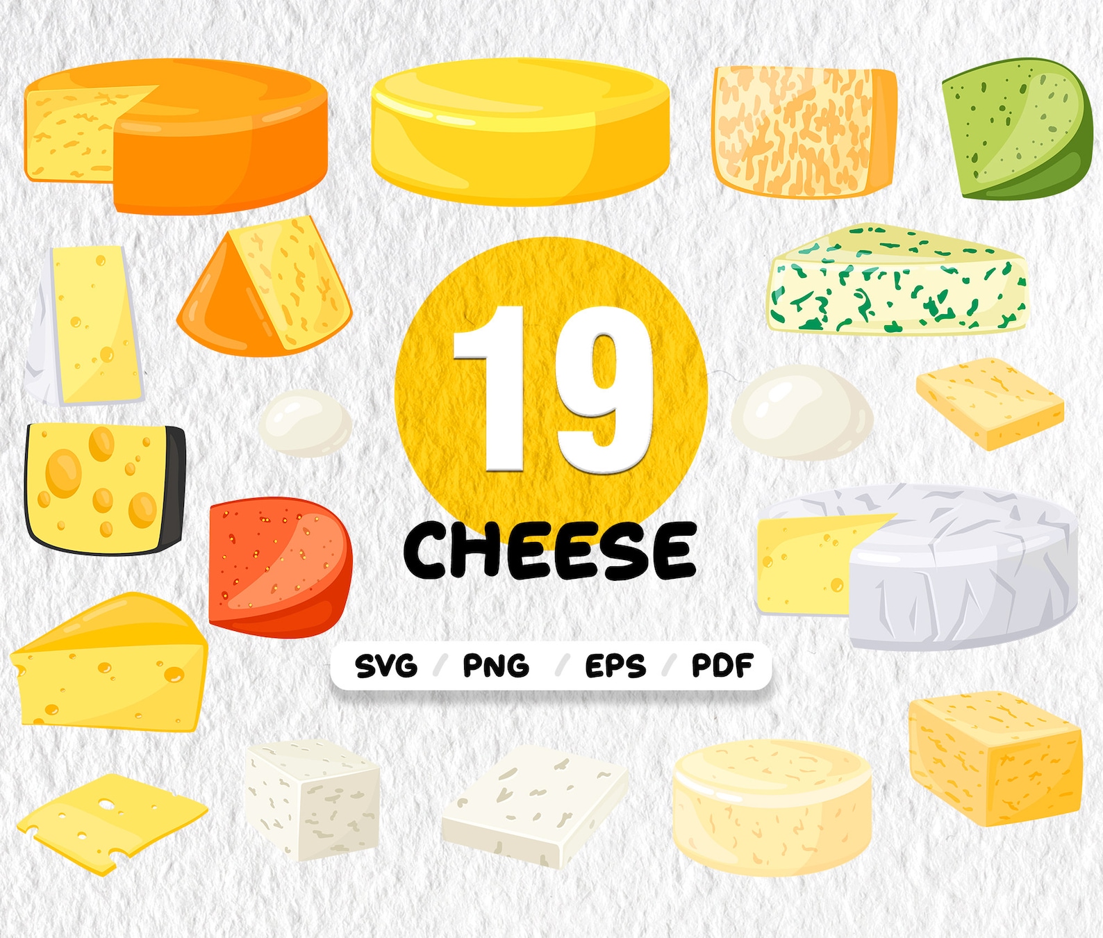 Cheese Svg,cheese SVG Bundle, Cheese SVG, Cheese Clipart, Cheese Cut ...
