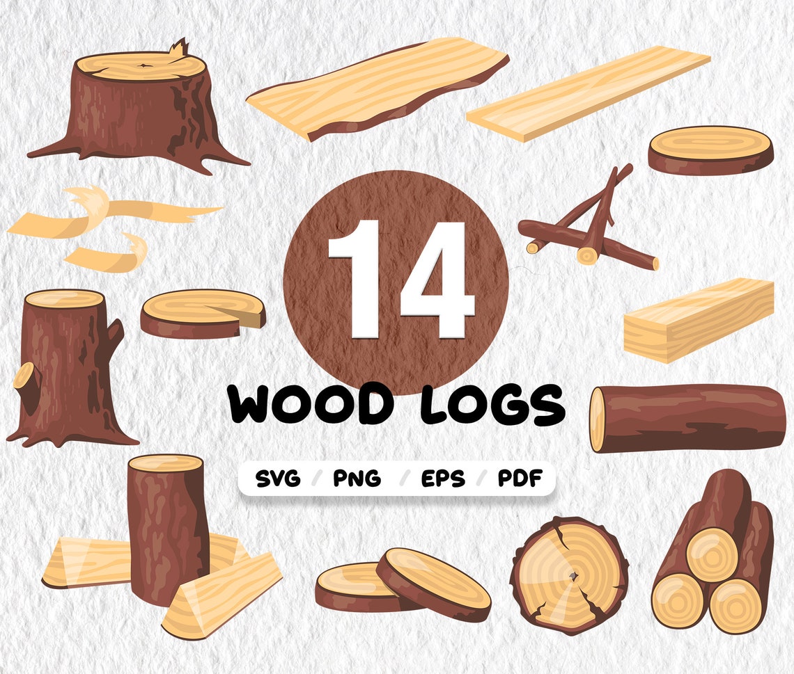Log SVG , Wood SVG, Wood Log SVG, Log Svg, Tree Bark Svg, Tree Stump ...