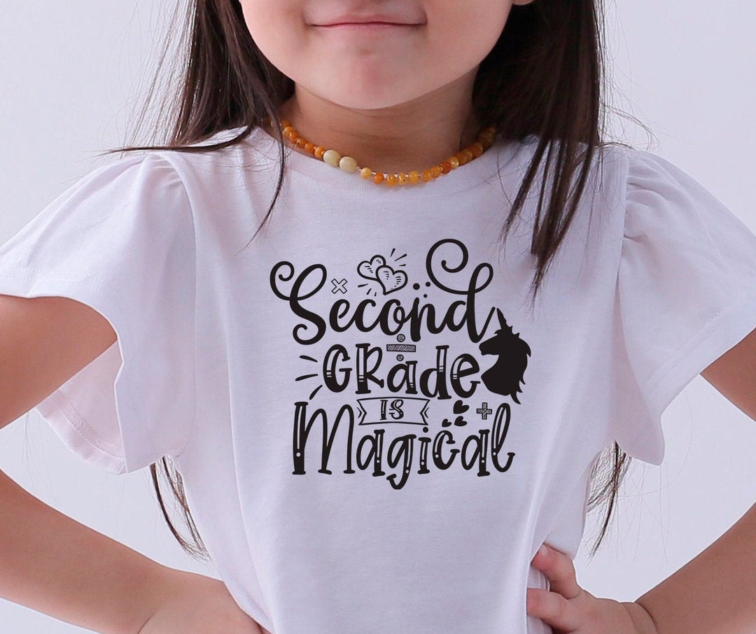 Second Grade is Magical, 2nd Grade is Magical, Unicorn Svg, Back to ...