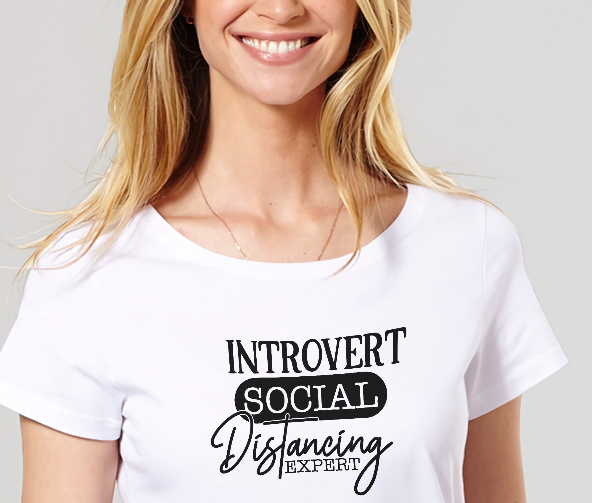 Introvert Social Distancing Expert Svg, Introver Print File, Social ...