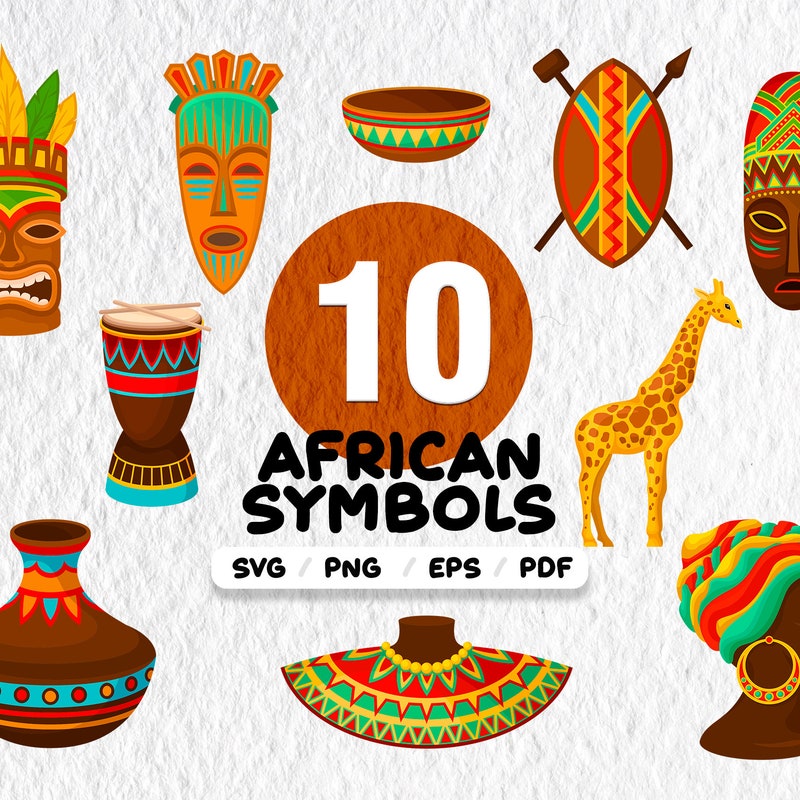 African Symbols Svg - Etsy