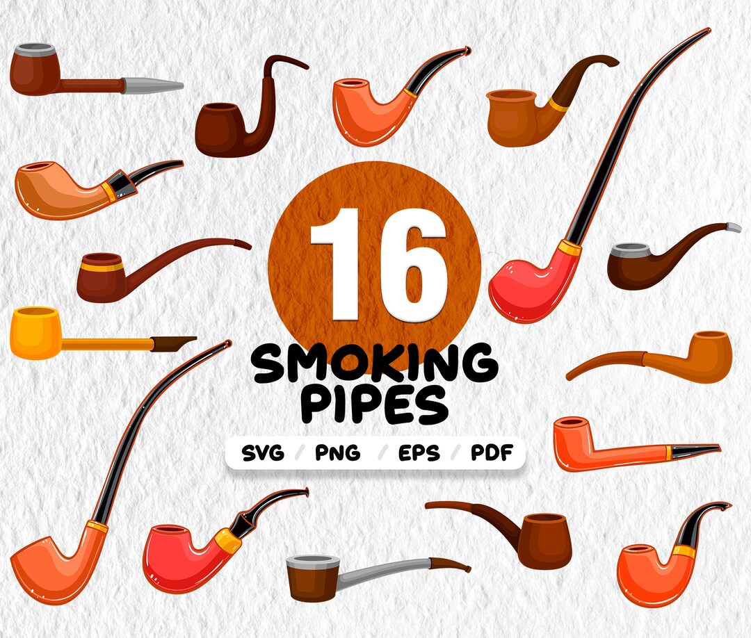 Smoking Pipes Pipes Svg Pipe Svg Smoking Svgtobacco - Etsy