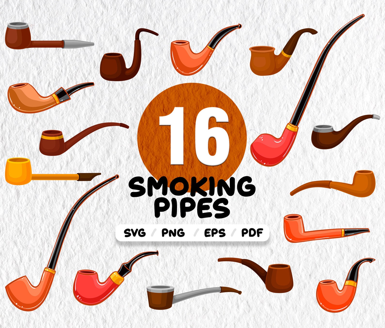 Smoking Pipes Pipes Svg Pipe Svg Smoking Svgtobacco - Etsy