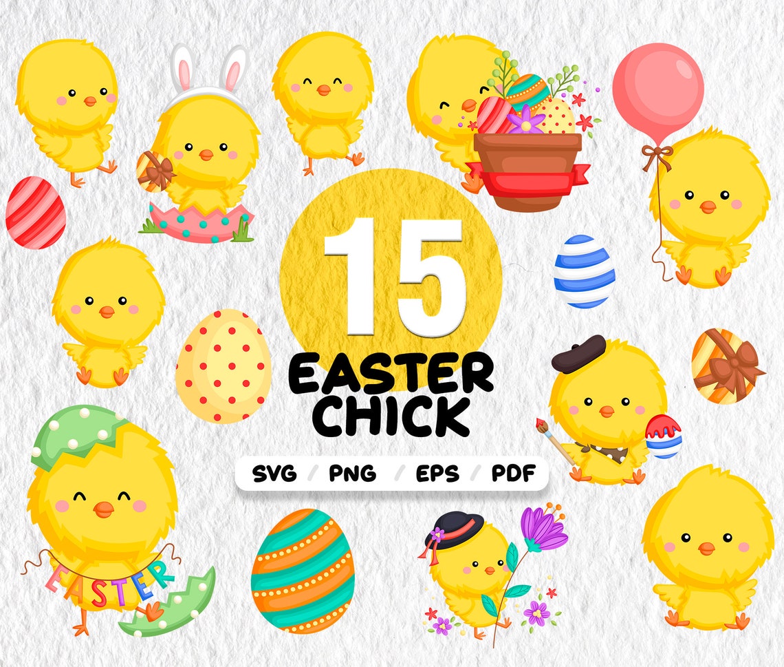 Chick Svg,easter Svg, Easter Chick Svg, Baby Chick Svg,chick Svg,easter ...