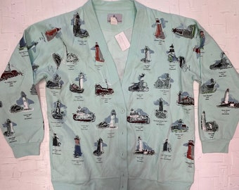 Lighthouse Cardigan - Etsy