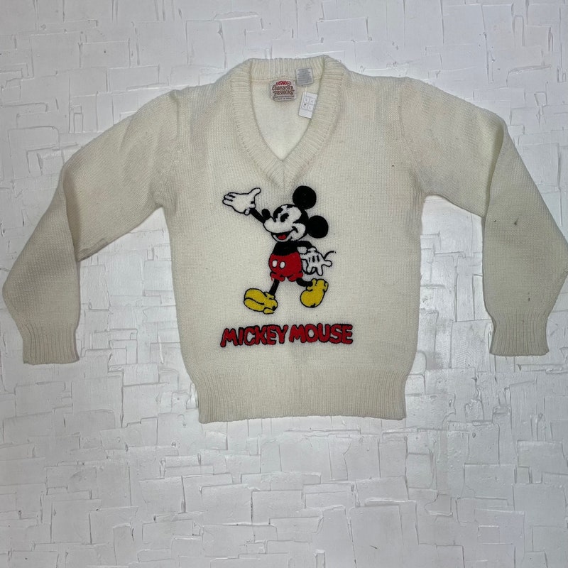 Mickey Mouse Sweater - Etsy