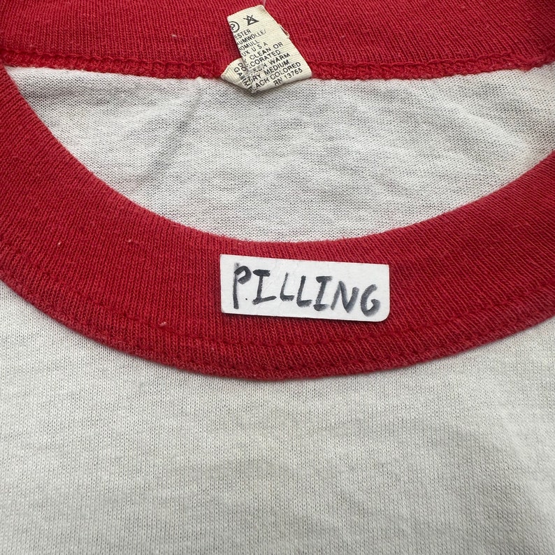 Vintage 1987 Greater Rochester Wrestling School White and Red Ringer Tee Vintage T-shirt 80's ...