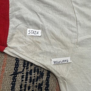 Vintage 1987 Greater Rochester Wrestling School White and Red Ringer Tee Vintage T-shirt 80's ...