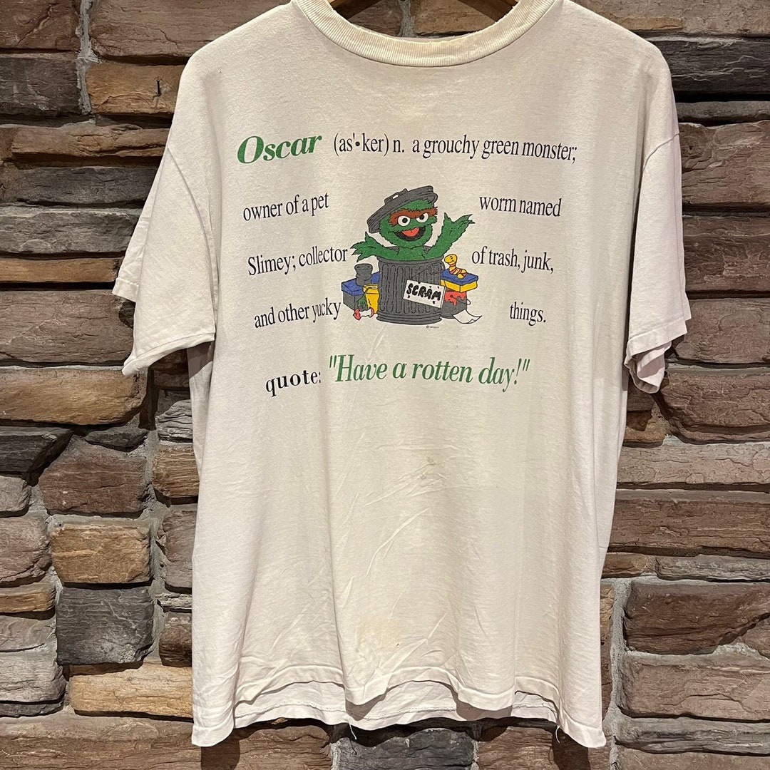 Vintage Oscar the Grouch "have a Rotten Day" T-shirt | Vintage T-shirt ...