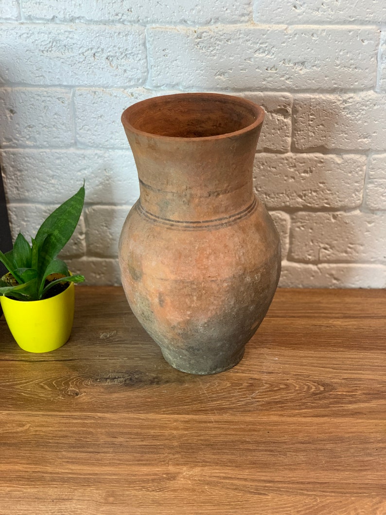 Ancient Clay Pot, Antique Clay Vessel, Rustic Ceramic Bowl, Pottery Jug ...