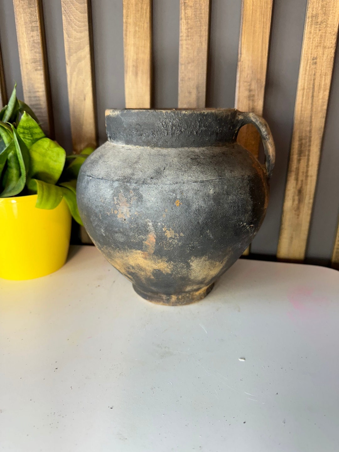 Ancient Clay Pot, Antique Clay Vessel, Rustic Ceramic Bowl, Pottery Jug ...