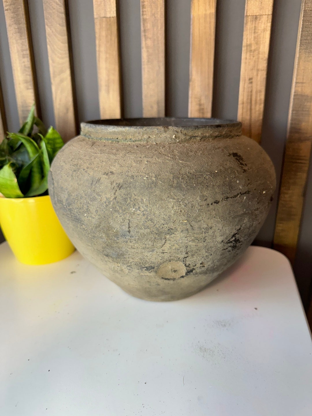 Ancient Clay Pot, Antique Clay Vessel, Rustic Ceramic Bowl, Pottery Jug ...