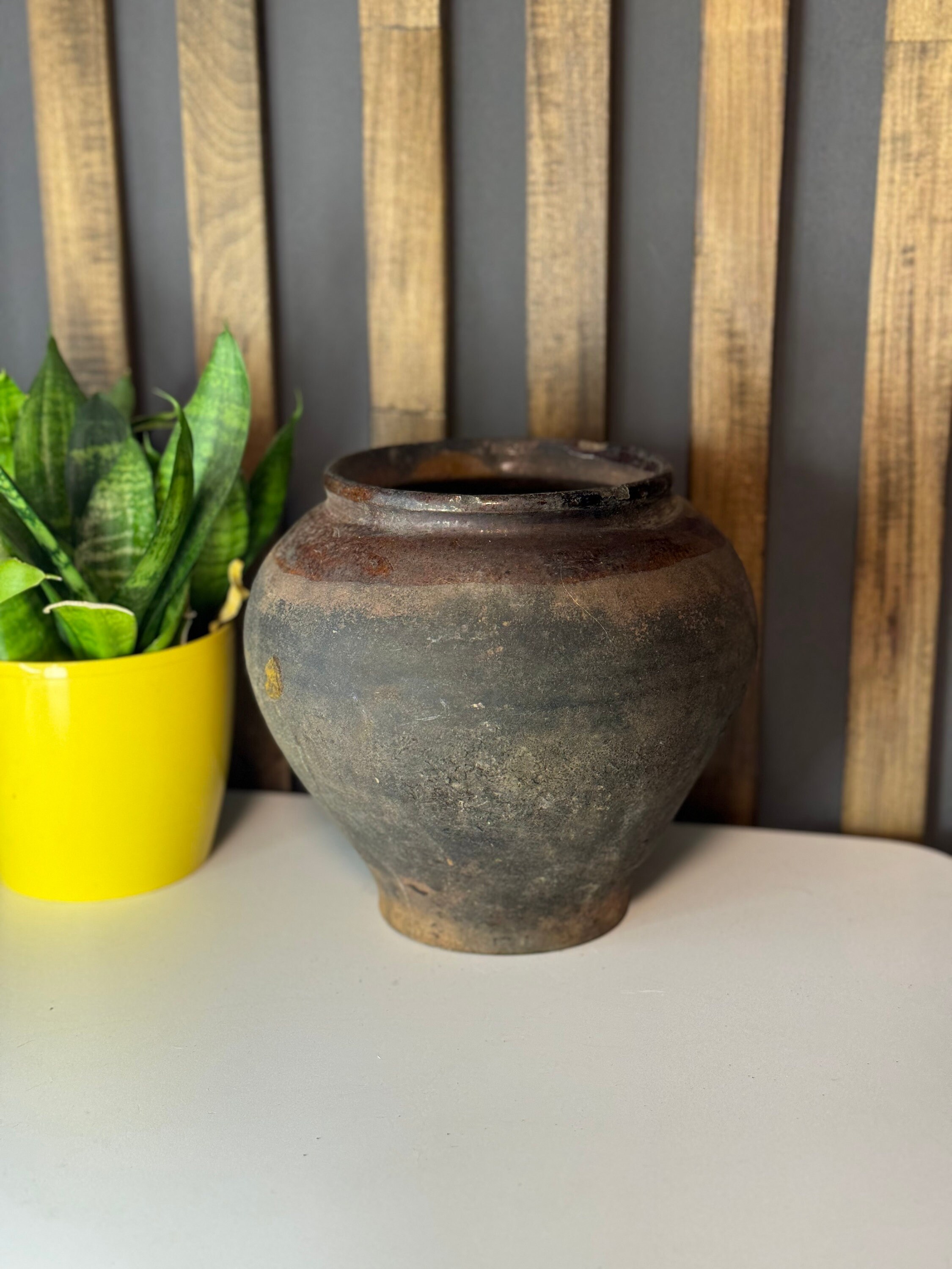Ancient Clay Pot, Antique Clay Vessel, Rustic Ceramic Bowl, Pottery Jug ...