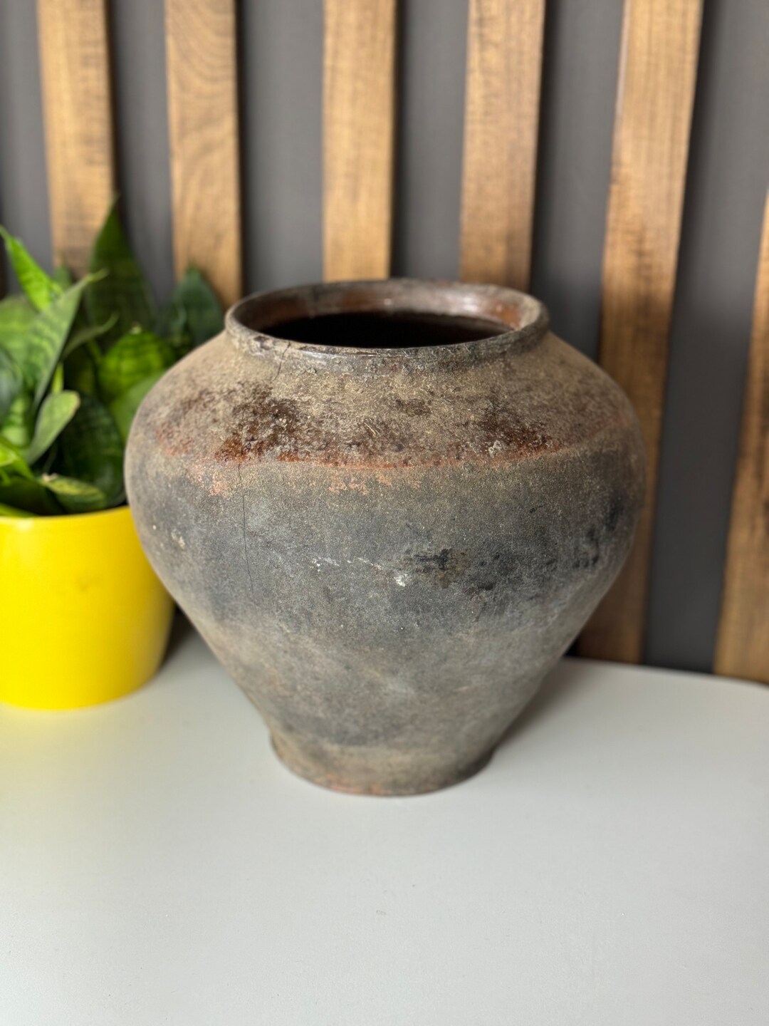 Ancient Clay Pot, Antique Clay Vessel, Rustic Ceramic Bowl, Pottery Jug ...