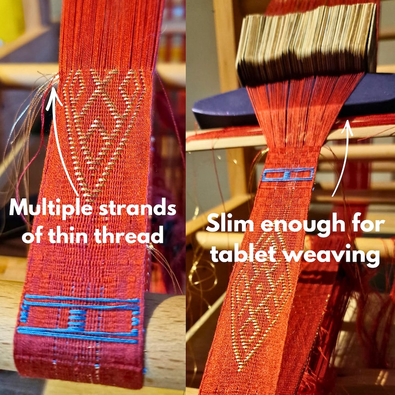 Sardine Shuttle - Bobbin Boat for Tablet and Inkle Weaving With Brocade ...