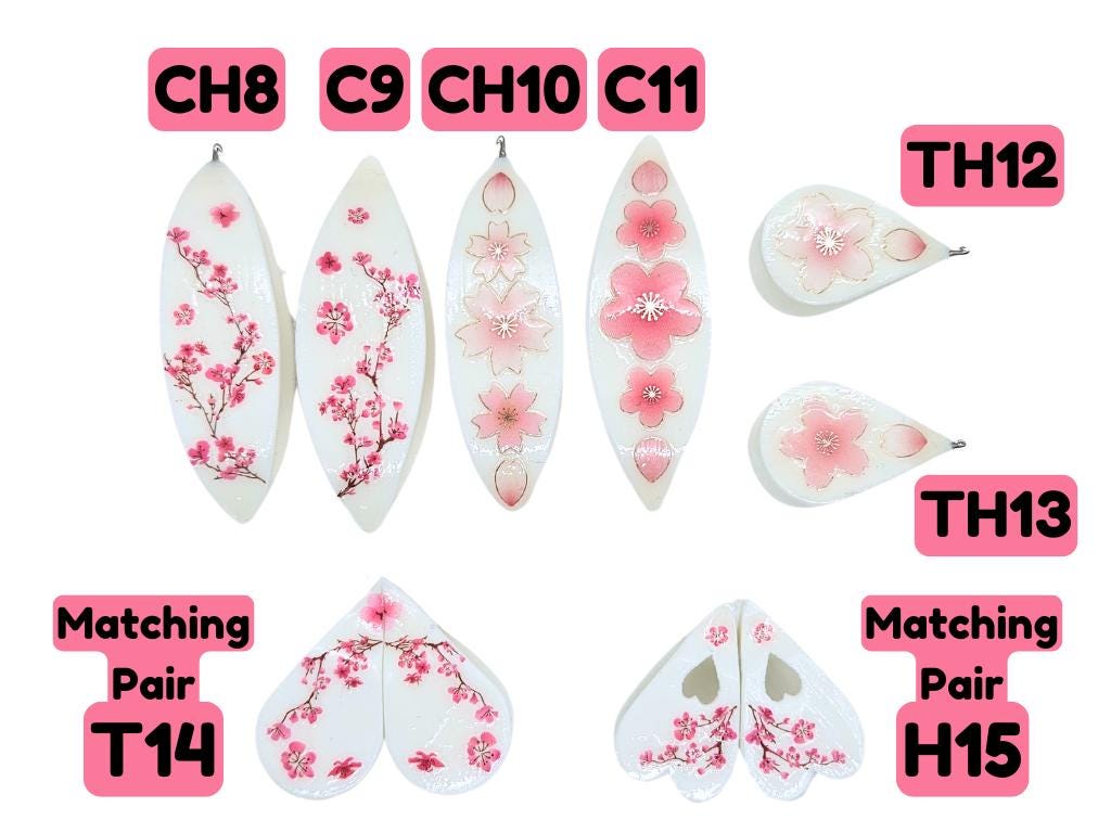 Pink Cherry Blossom - Universal Tatting Shuttle - Compatible With ...