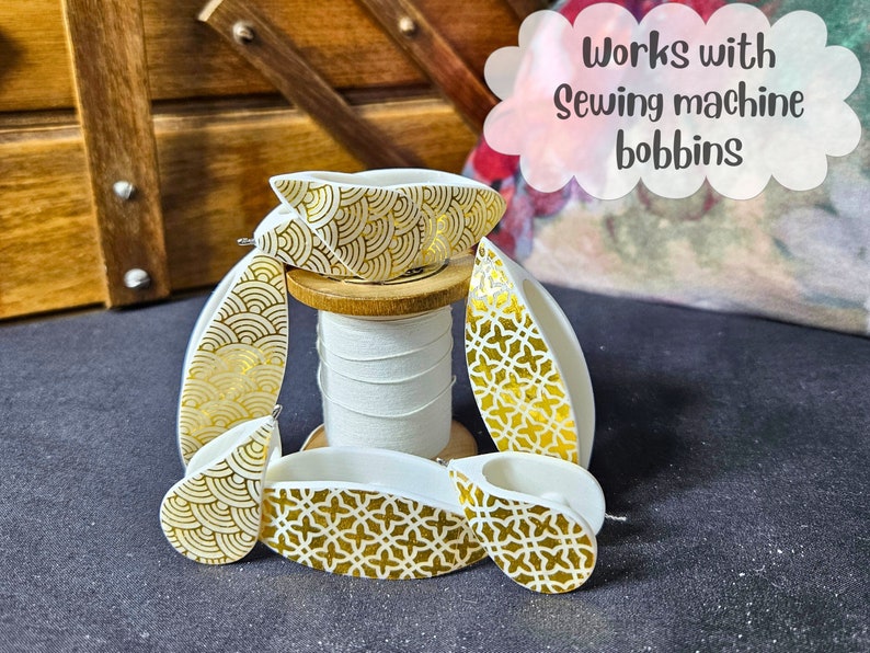 Gilded Geometry - Universal Tatting Shuttle - Compatible With Sewing ...
