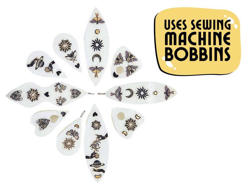 Lunar Moth - Universal Tatting Shuttle - Compatible With Sewing Machine ...