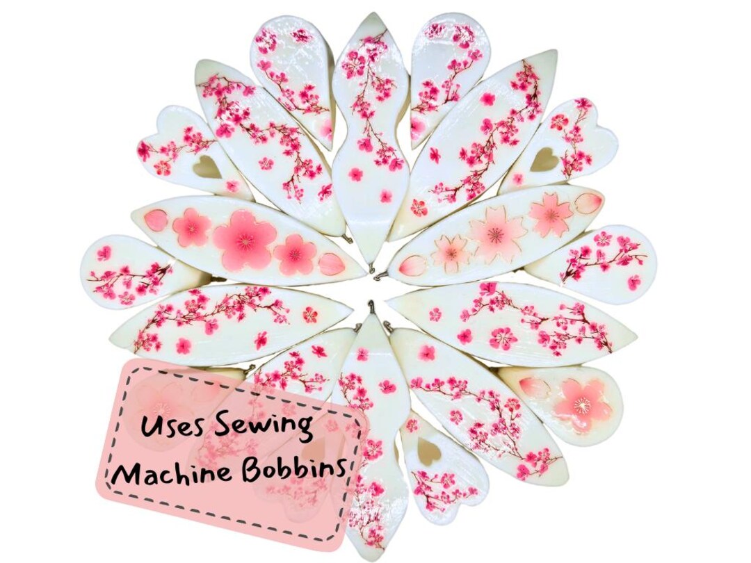 Pink Cherry Blossom - Universal Tatting Shuttle - Compatible With ...