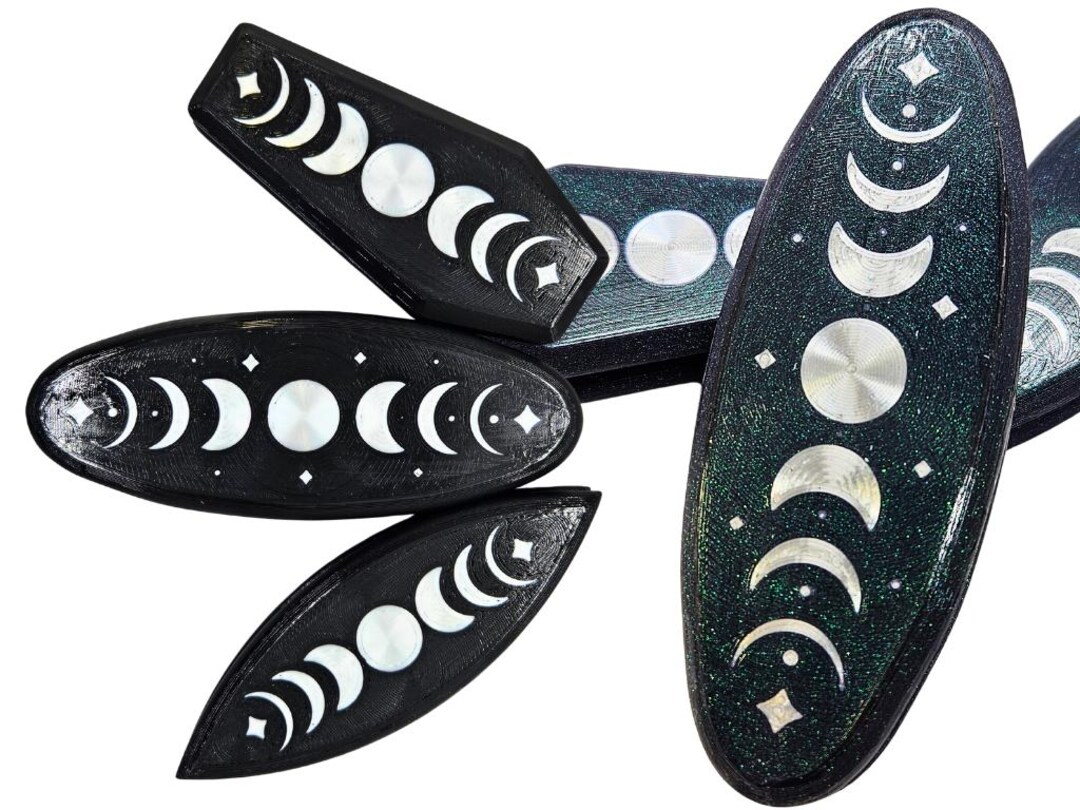 Knotting Shuttle - 'moon Phases' - A Shuttle Used to Create Knotted ...