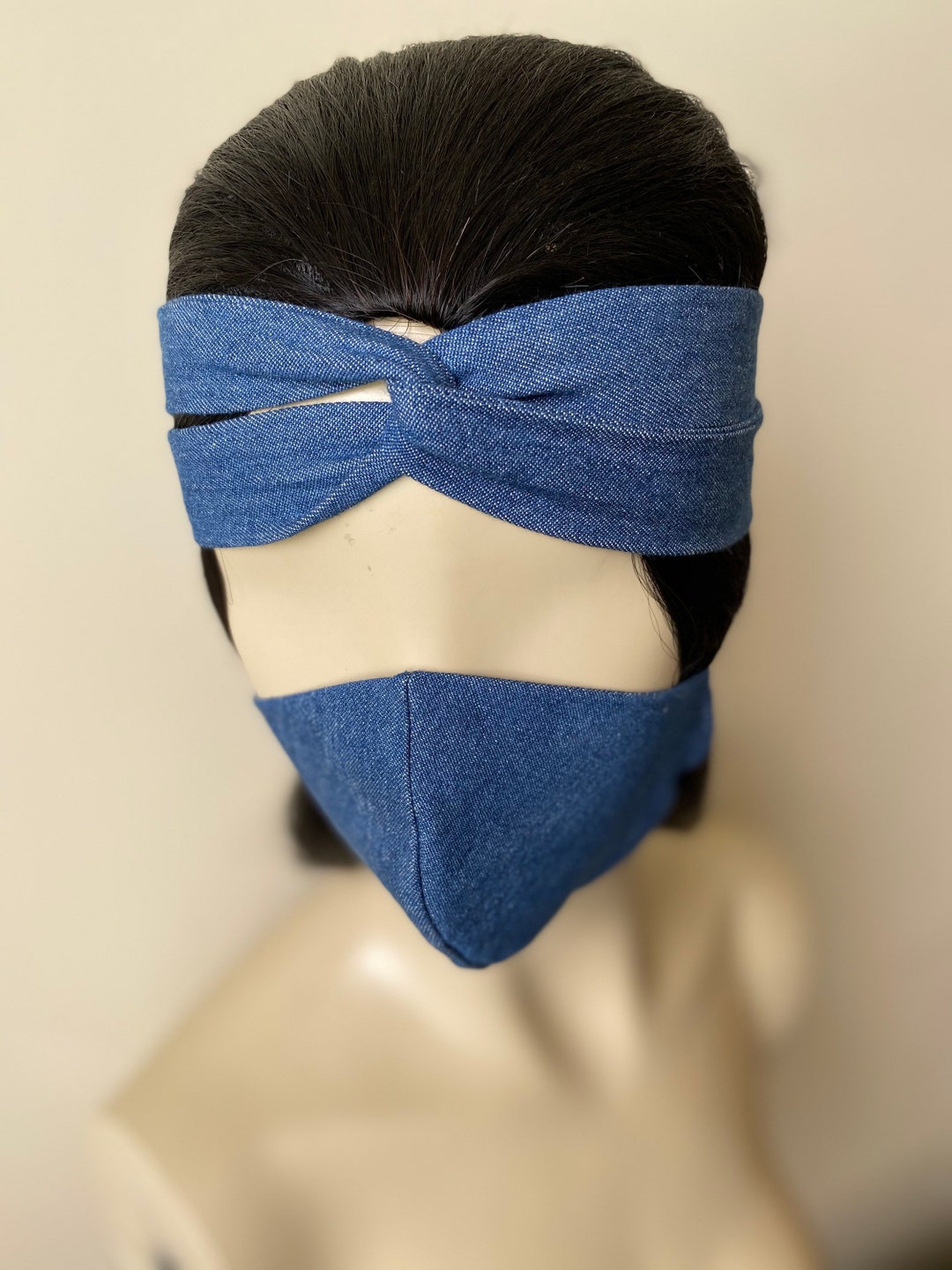 Filter Face Mask With Matching Headband Set - Etsy