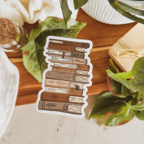 Vintage Book Stack - Etsy