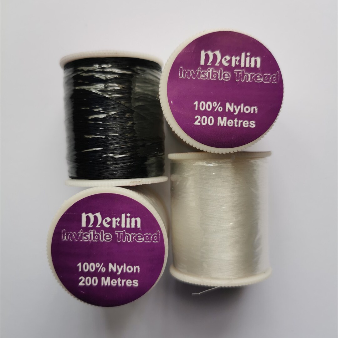 200yds 100% Nylon Invisible Thread for Embroidery Sewing, Tambour ...