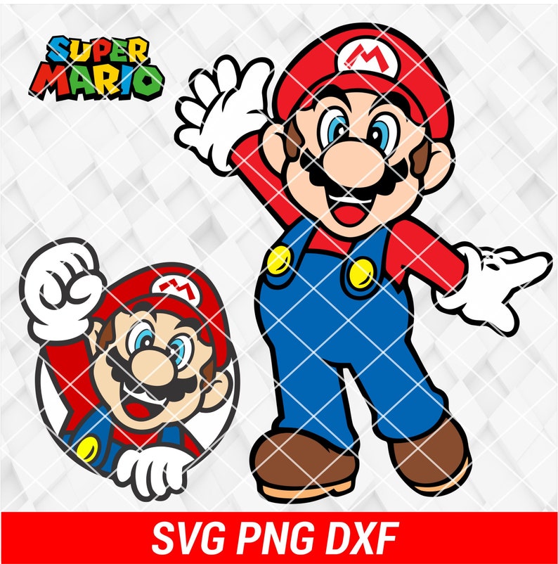 Super Mario SVG: Layered Design, Easy Cut (digital Download) - Etsy